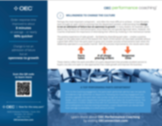 Embrace Change to Drive Change Case Study